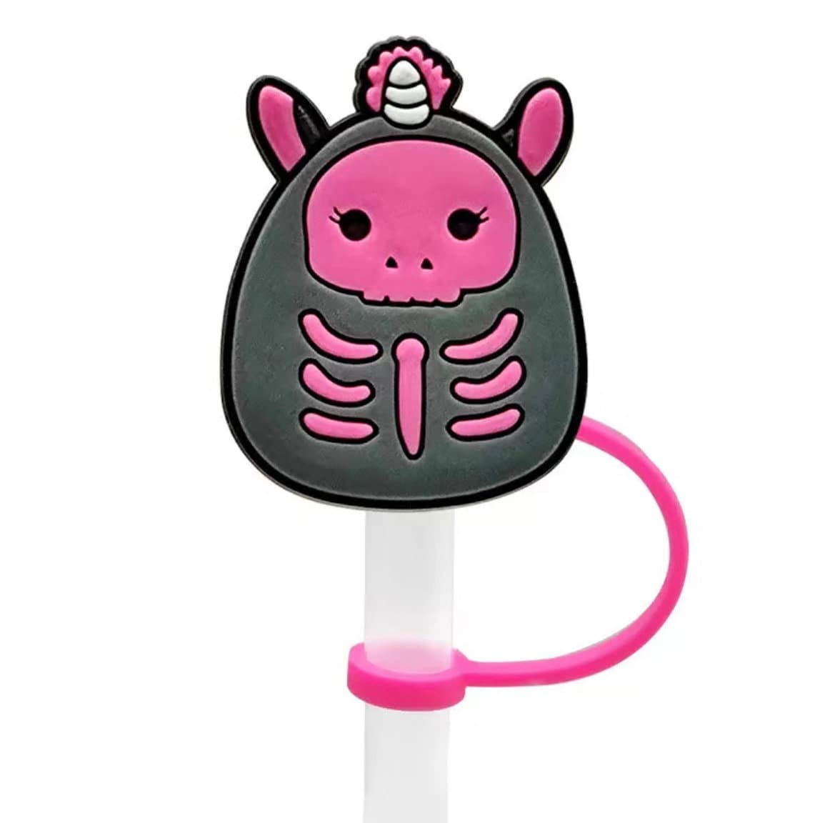 Reusable Silicon Straw Toppers, Halloween Straw Toppers, Ghostface ...