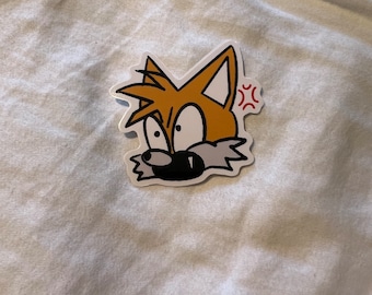 Taunting Tails Sticker - Sonic the Hedgehog - Etsy
