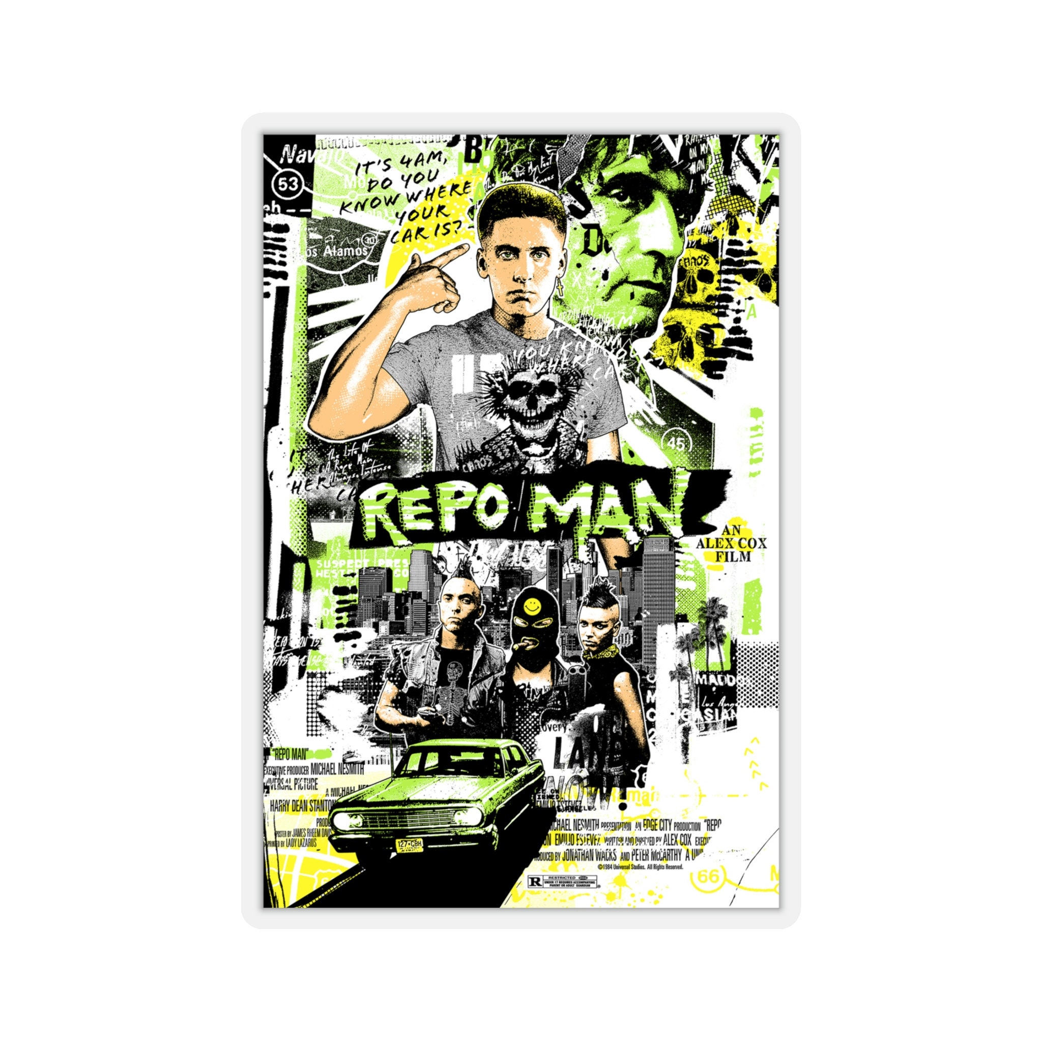 Repo Man 1984 Poster