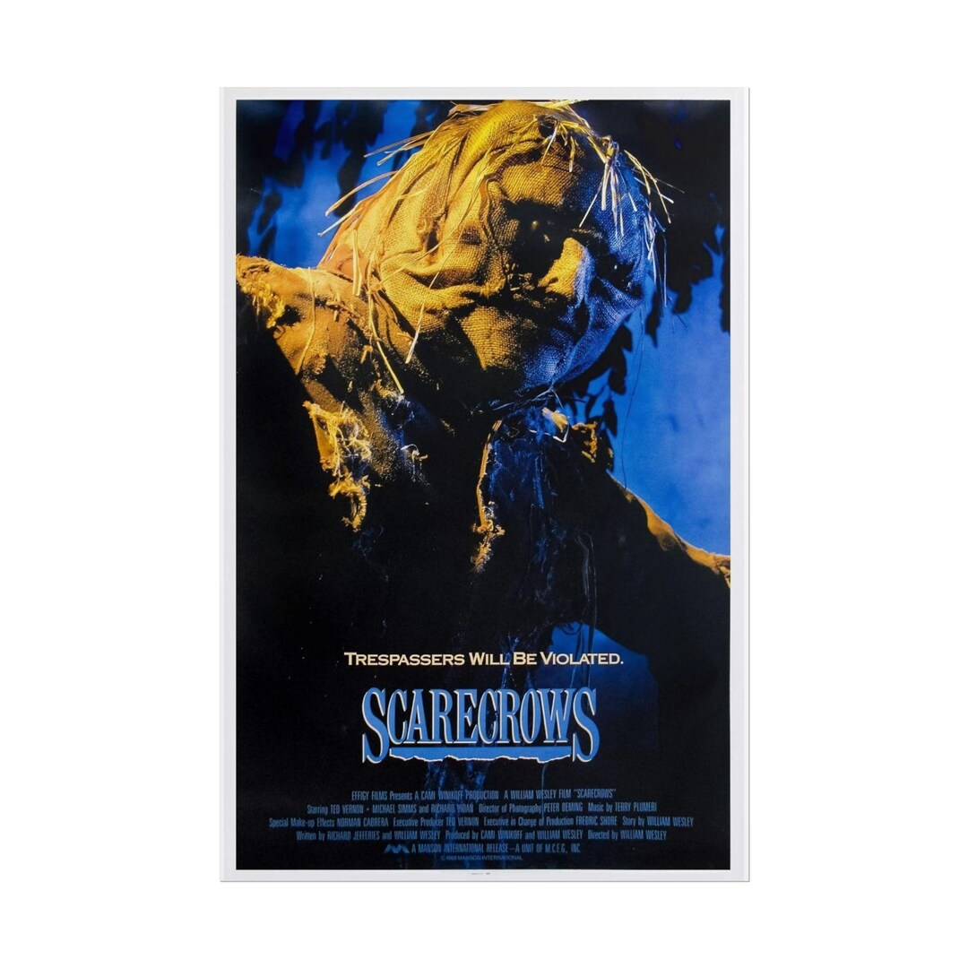 Scarecrows Poster - Etsy