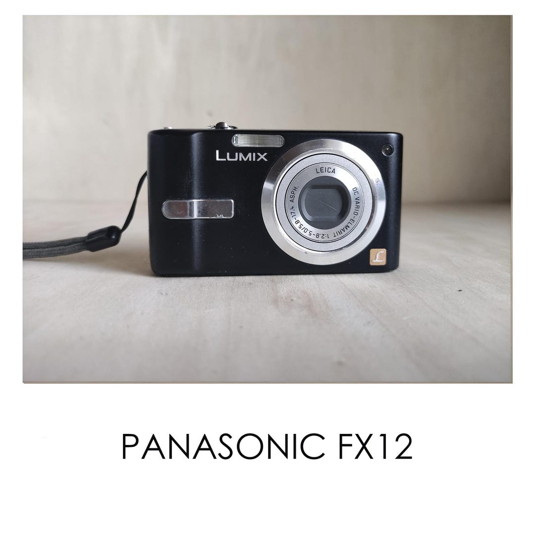 Retro Panasonic Lumix FX12 7.2MP Y2K Digicam Digital CCD Sensor Camera ...
