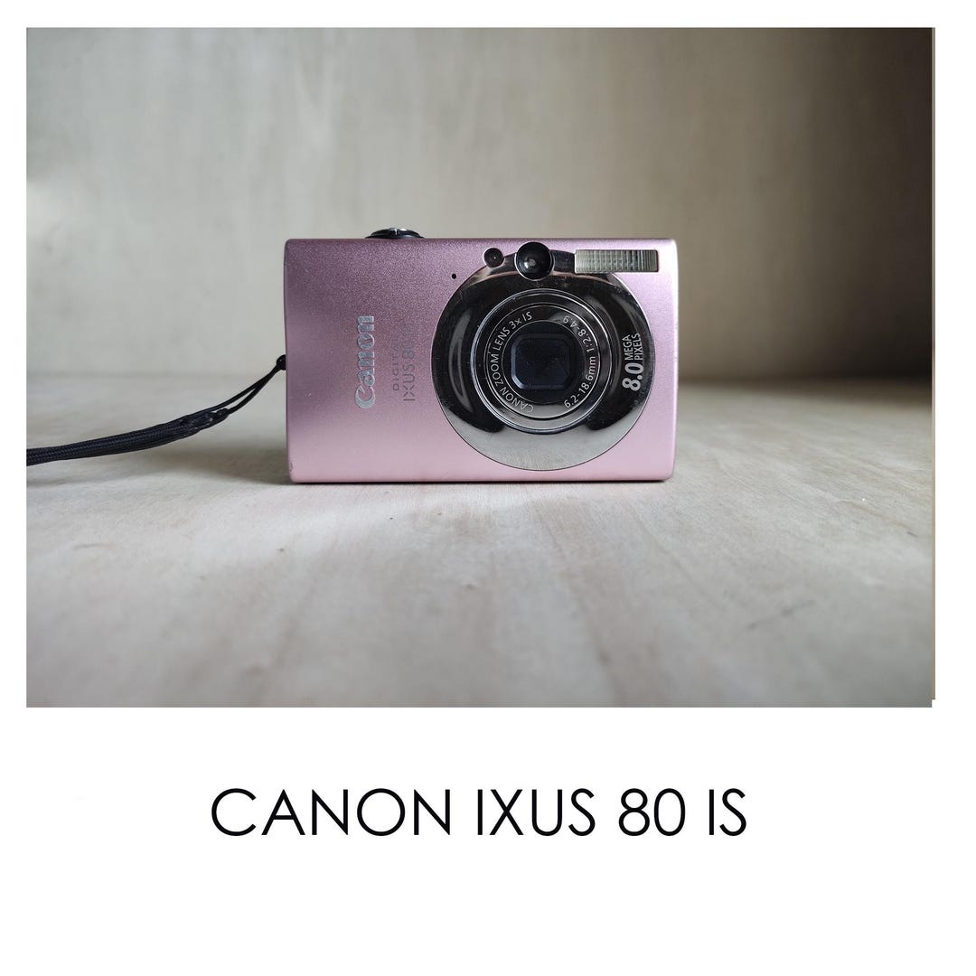 Very Rare Canon IXUS 80IS -- 8MP -- Y2K Digicam Digital CCD Sensor ...