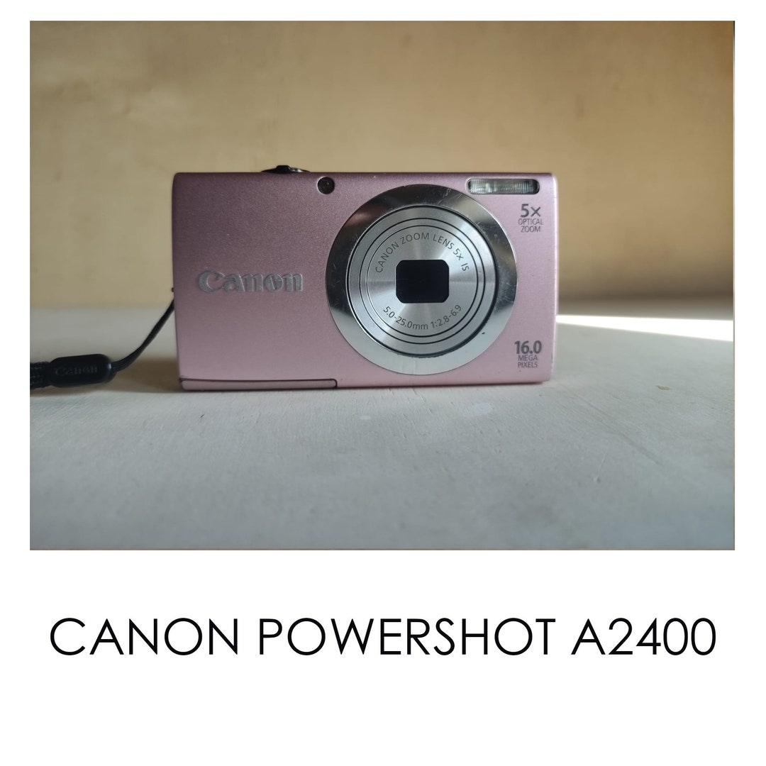 PINK Canon Powershot A2400 16MP Y2K Digital Camera CCD Sensor Digicam ...