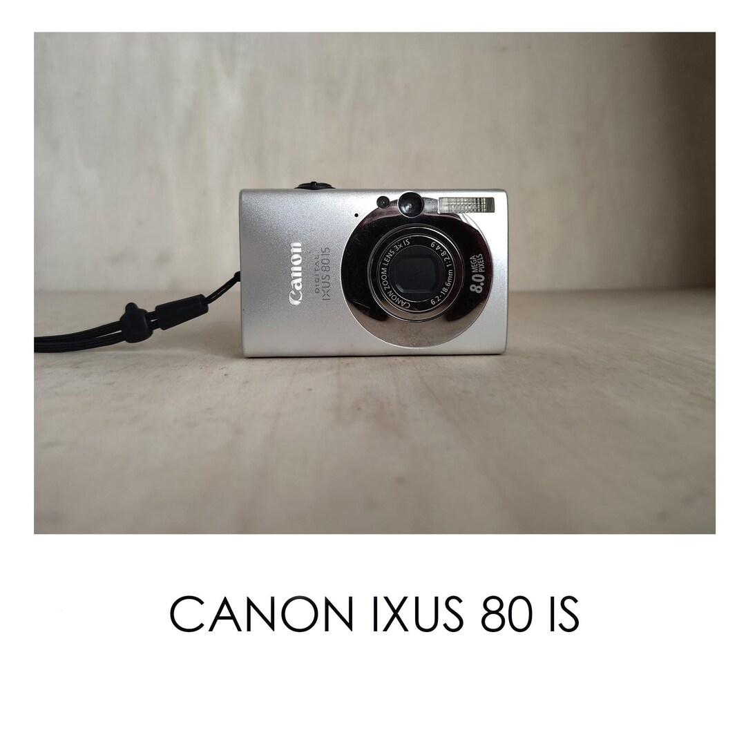 RARE Canon Ixus 80 IS 8MP Y2K Digicam Digital Retro CCD Sensor Camera ...