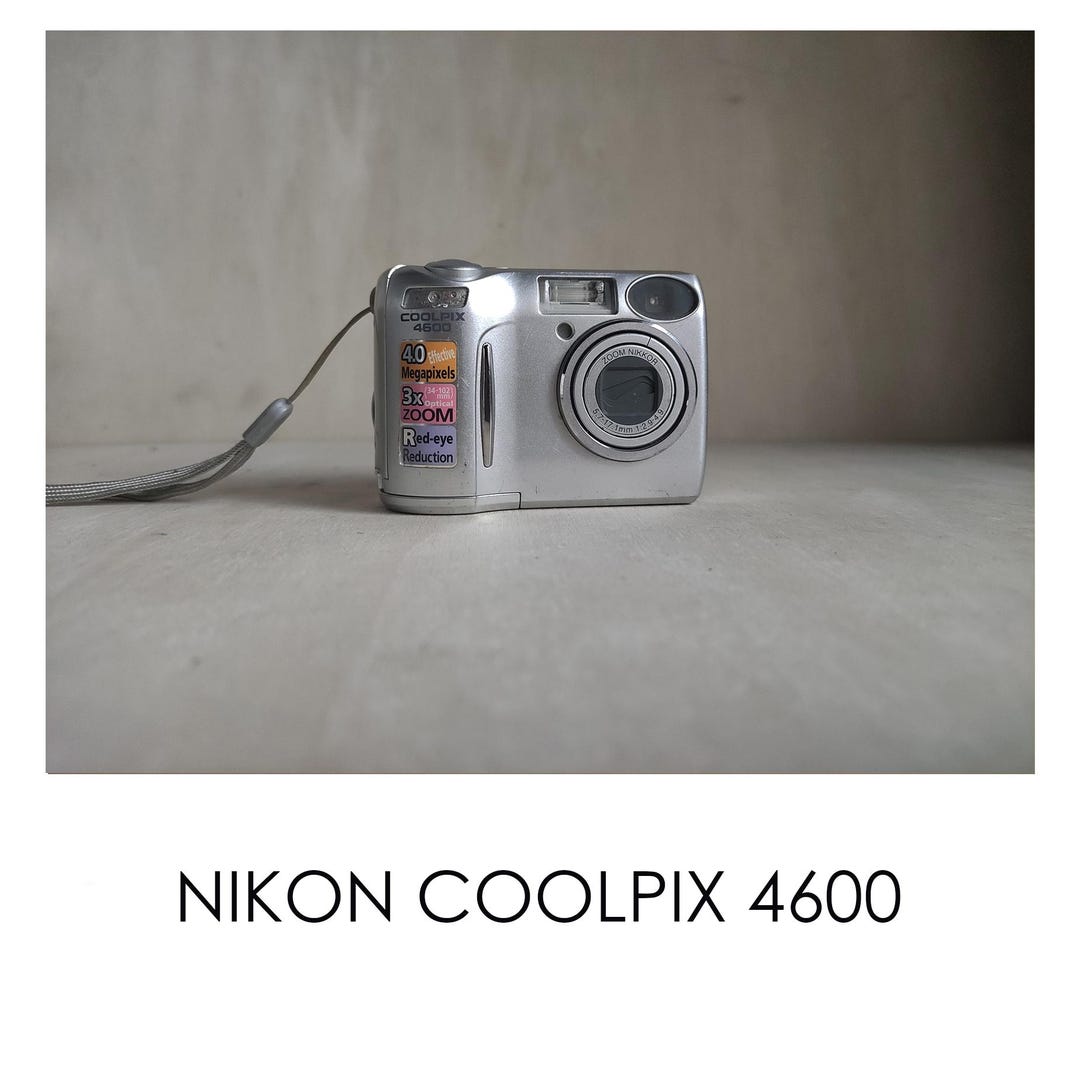 Vintage Nikon 4600 -- 4 MP -- Y2K Digital Camera CCD Sensor Digicam ...