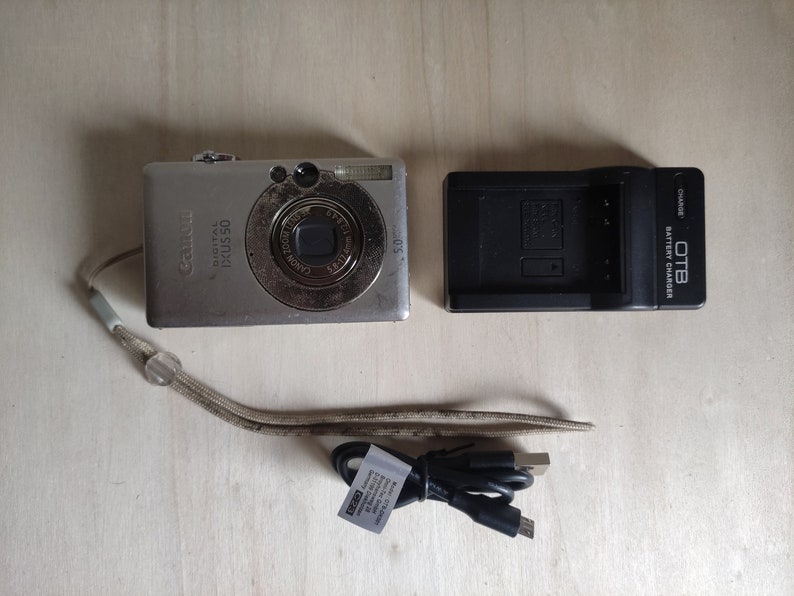 Rare Canon IXUS 50 5MP Y2K Digicam Digital Retro CCD Sensor Camera - Etsy