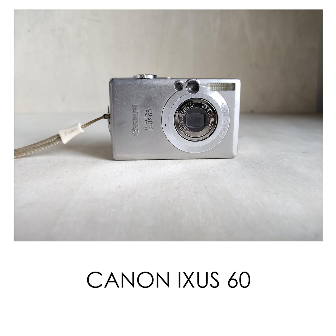 Y2K Canon IXUS 60 -- 6MP -- Digicam Digital Retro CCD Sensor Camera - Etsy