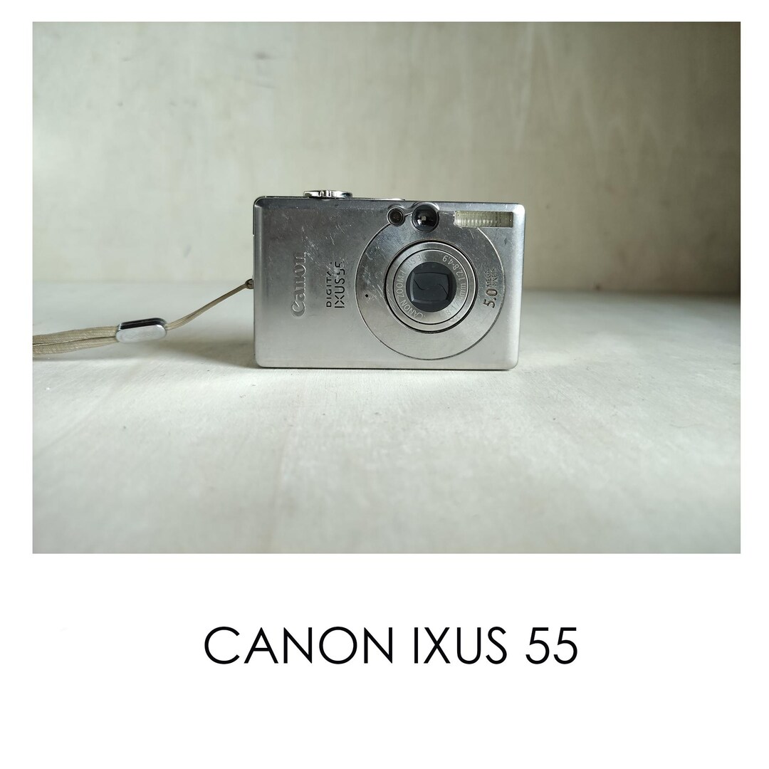 Y2K Canon Ixus 55 -- 5.3MP -- Digicam Digital Retro CCD Sensor Camera ...
