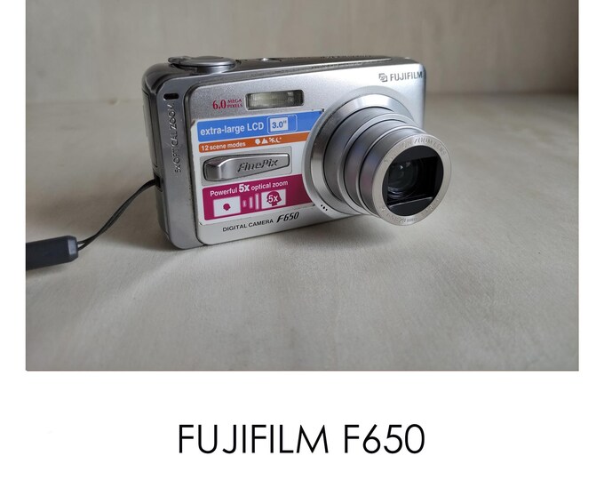 Y2K Rare Fujifilm F650 -- 6MP -- Digicam Digital Retro CCD Sensor ...