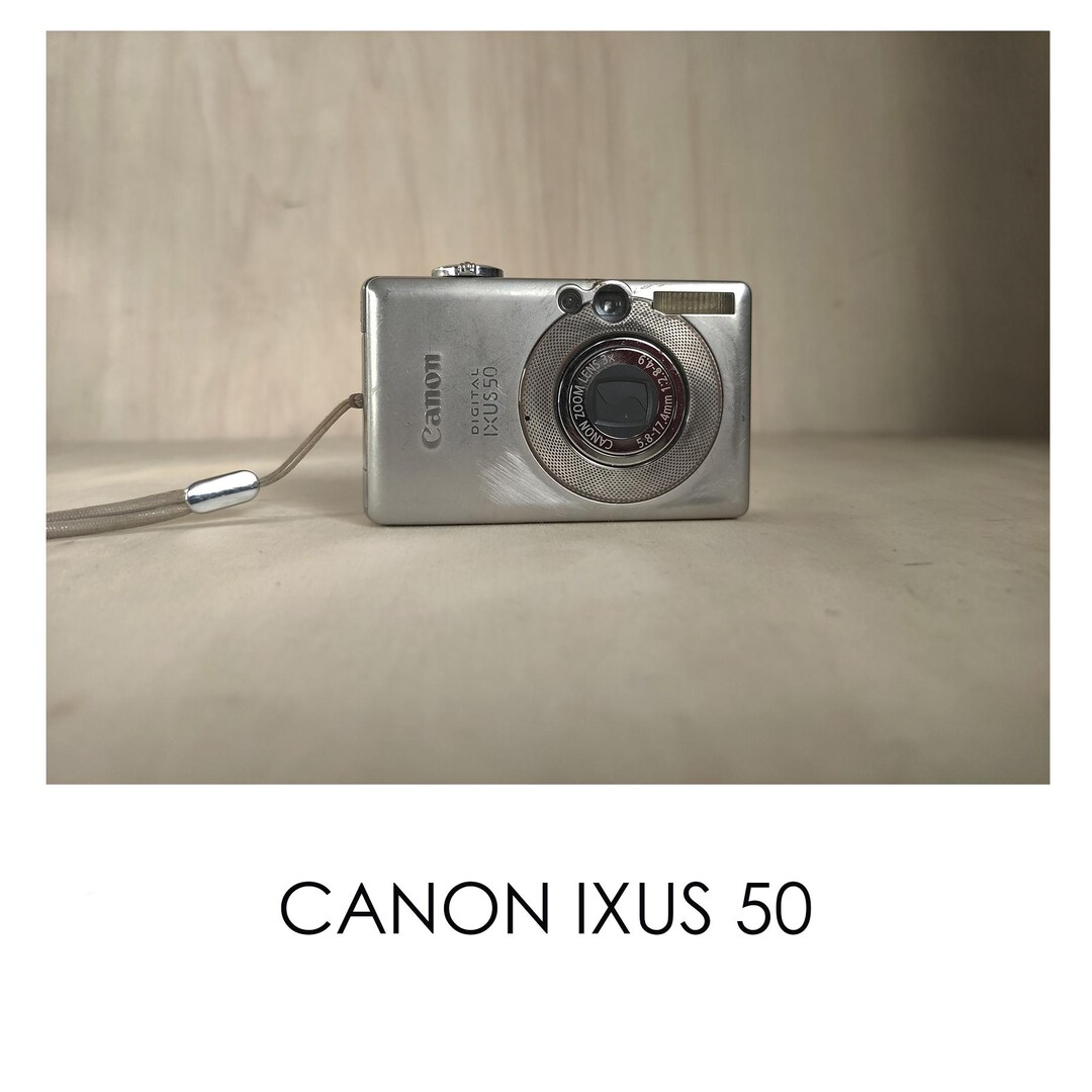 Y2K Canon IXUS 50 -- 5MP -- Digicam Digital Retro CCD Sensor Camera - Etsy