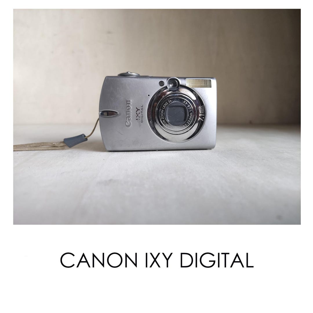 Y2K Canon IXY Digital -- 7.1MP -- Digicam Digital Retro CCD Sensor ...