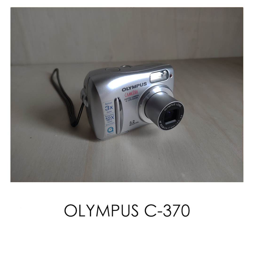 Rare Olympus Camedia ZOOM C370 -- 3.2MP -- Y2K Digicam Digital Retro CCD Sensor Camera - Etsy