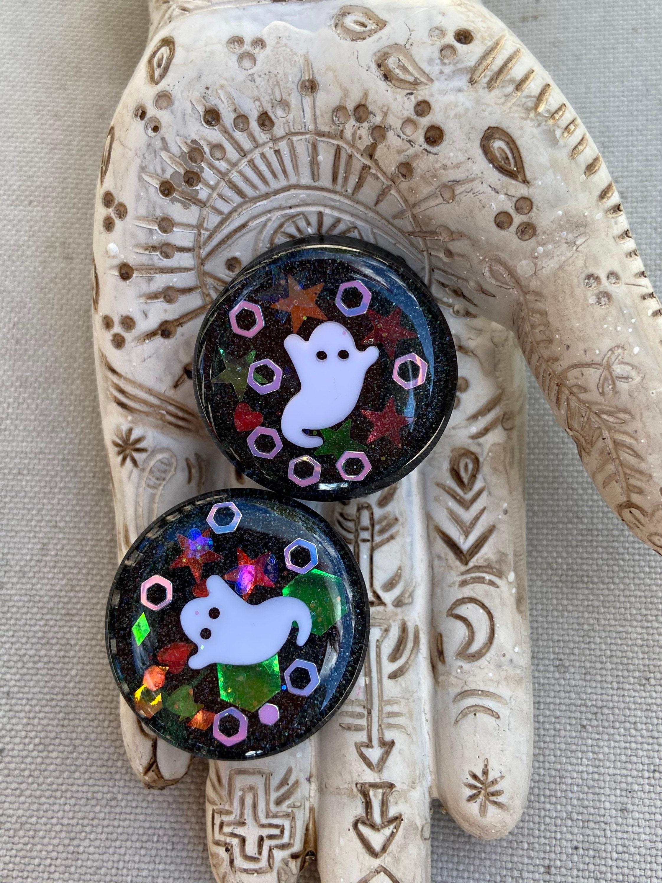 25mm 1inch Ghost Plugs - Etsy