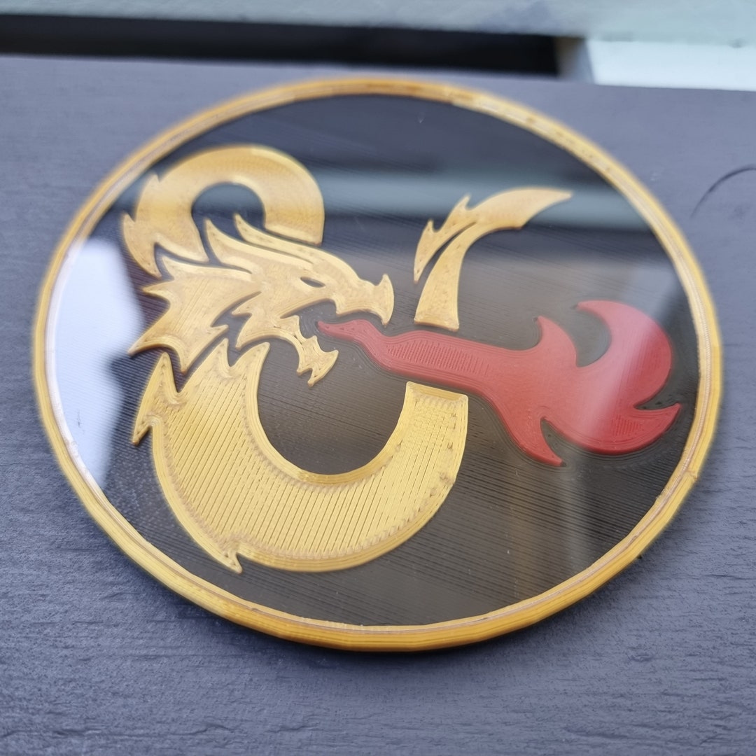 Dungeons and Dragons 3D Coaster - Etsy