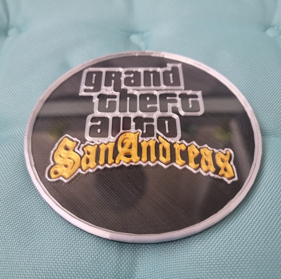 Grand Theft Auto San Andreas 3D Coaster - Etsy