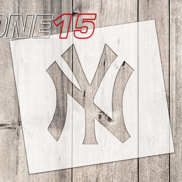 New York Yankees Stencil - Etsy
