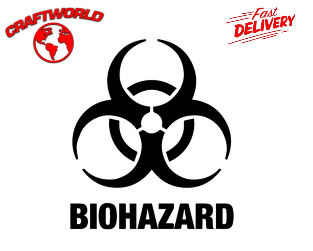 Toxic Waste Vinyl Painting Stencil for Crafts, Wood, Shirts, Shoes Etc ...