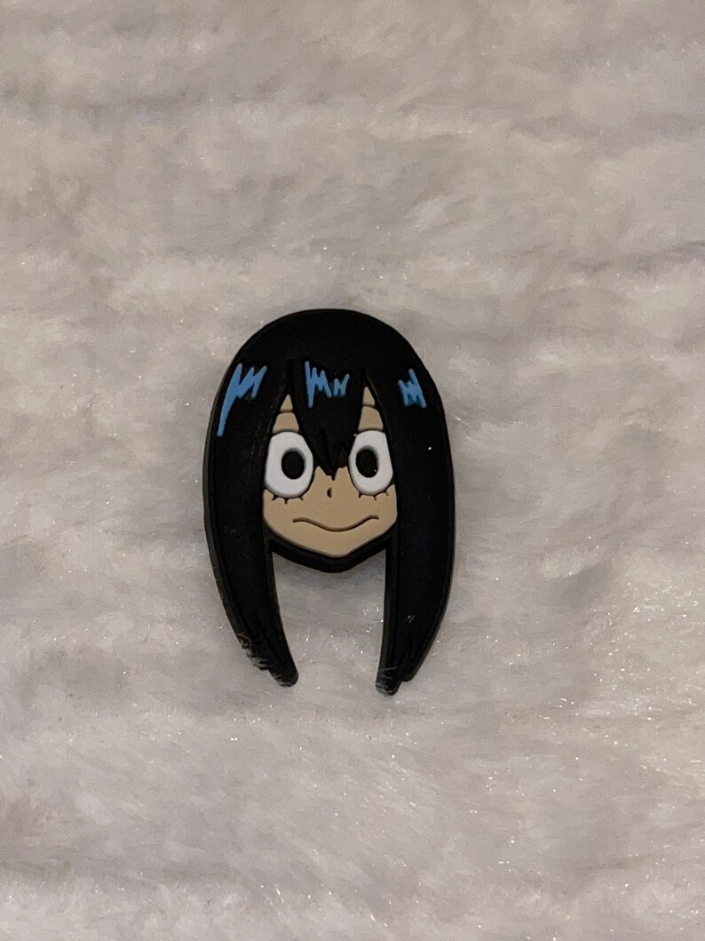 Tsuyu Asui Froppy My Hero Academia Mha Anime Croc Charm Jibbit | Etsy ...