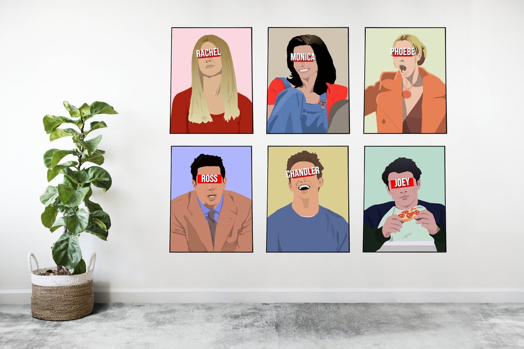 Set of 6 Friends Posters Poster Poster Print - Etsy