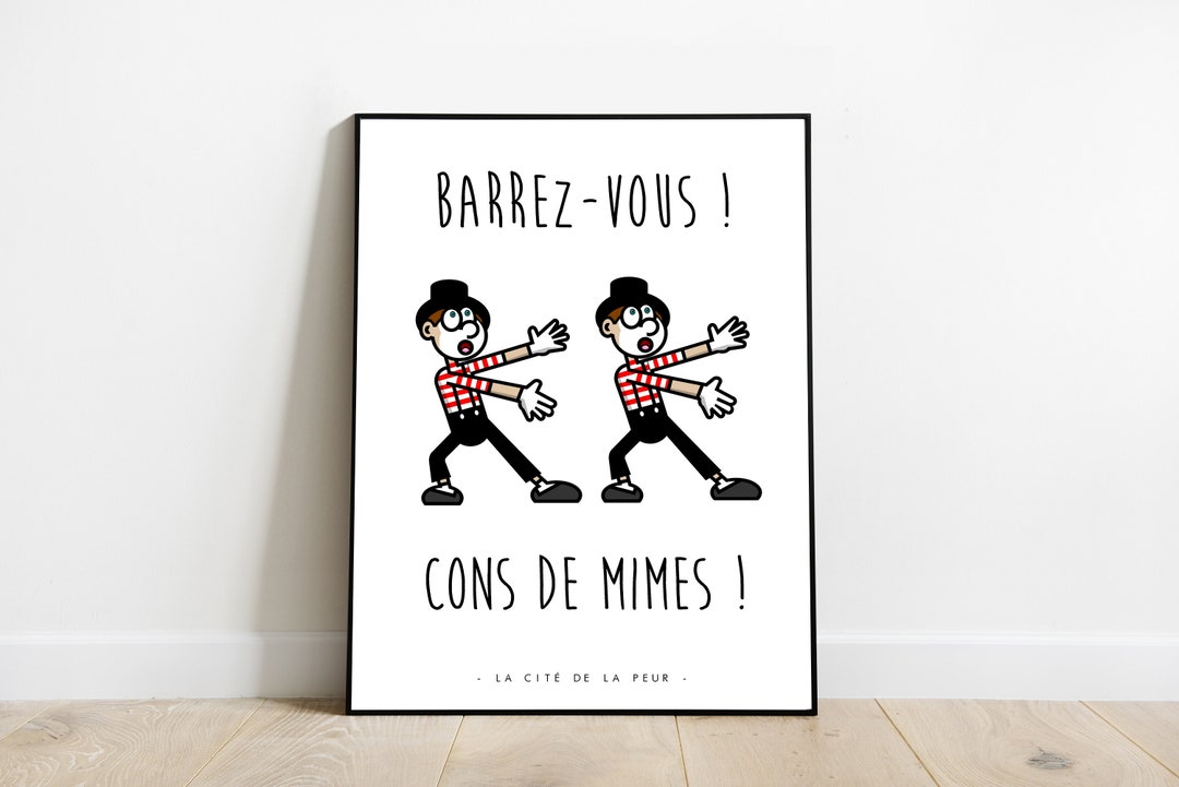 The City of Fear Cons of Mimes Poster Poster Print - Etsy