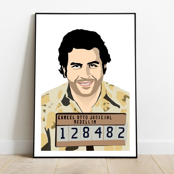 Pablo Escobar Poster - Etsy UK