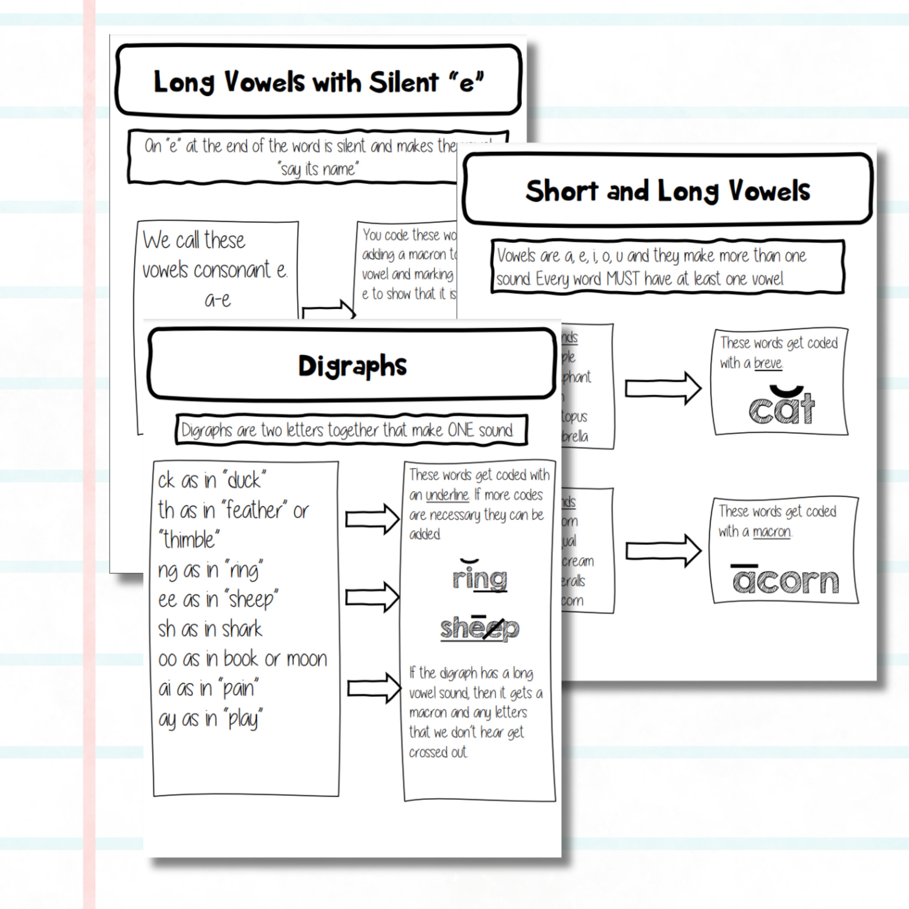 1st Grade Saxon Phonics Parent Guide for Coding and Rules | Phonics ...