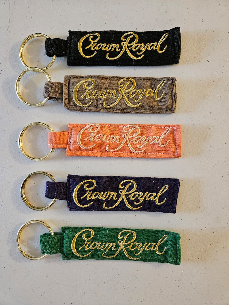 Crown Royal Bag Keychains - Etsy