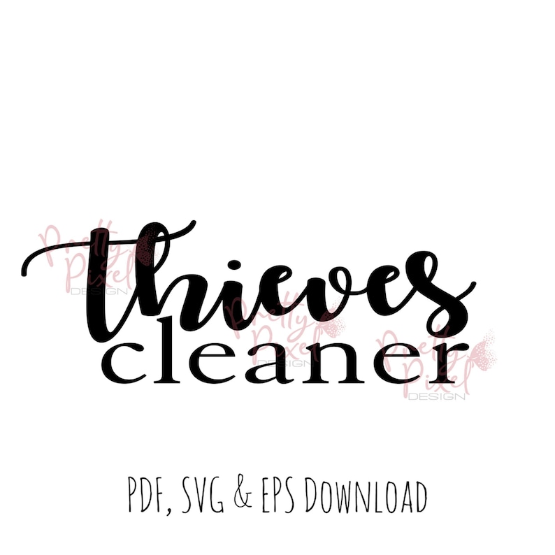 Thieves Cleaner Label Digital Download - Etsy