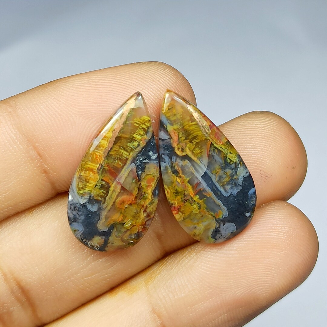 Natural Chrysocolla Native Copper Pair AAA Copper Chrysocolla Loose ...