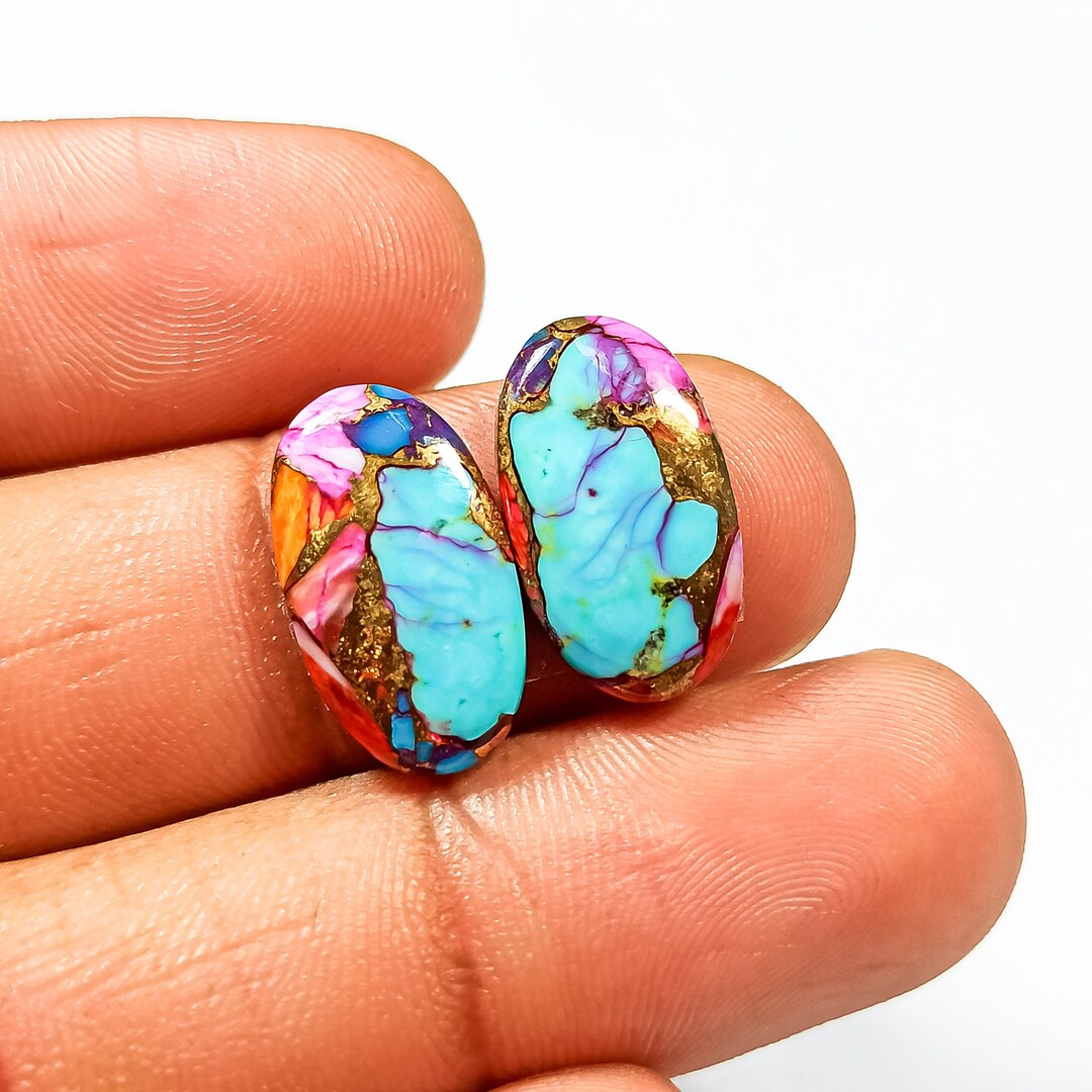 Amazing Pink Spiny Oyster Turquoise Pair | Pink Spiny Oyster Pair for ...