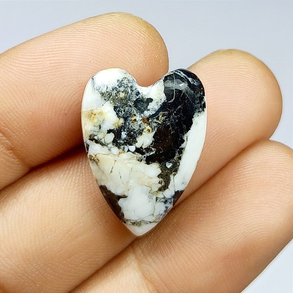 White Buffalo Turquoise Cabochon - Etsy