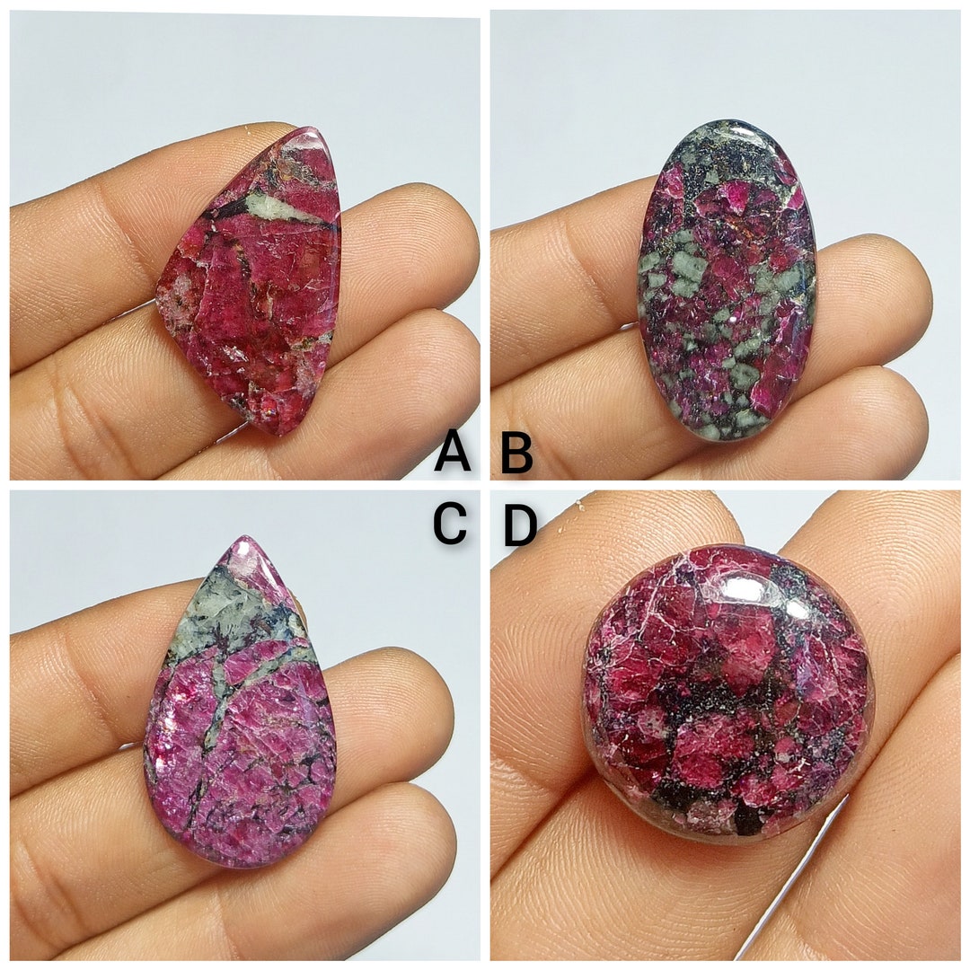 Top Quality Eudialyte Cabochon Gemstone Edulite Mix Shape - Etsy Hong Kong
