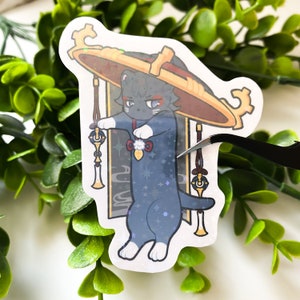 Scarameow and Wandermeow | Cute Scaramouche and Wanderer Long Cat ...