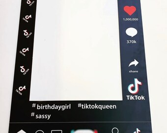 Tiktok Selfie Frame - Etsy UK