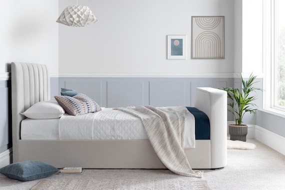 Natural velvet bed store