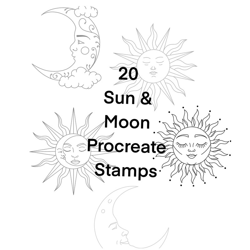 Sun Moon Tattoo - Etsy