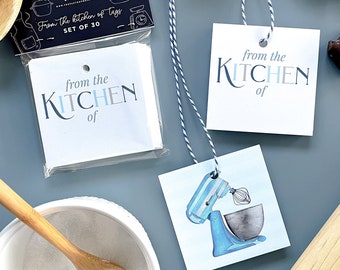 Christmas Kitchen Gift Tags 'from the Kitchen Of' or - Etsy