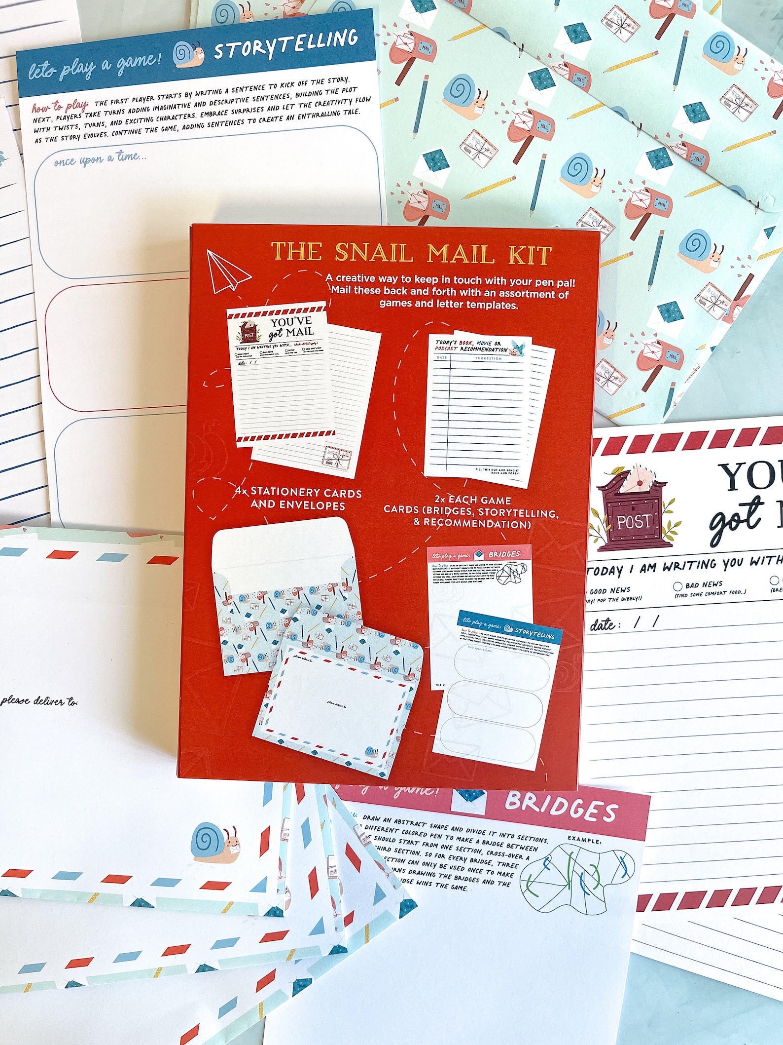 Snail Mail Letter Writing Kit - Etsy