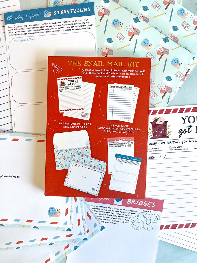 Snail Mail Letter Writing Kit - Etsy
