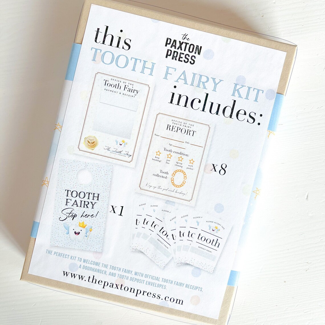 Tooth Fairy Kit Lost Tooth Kit A Letter From the Tooth - Etsy