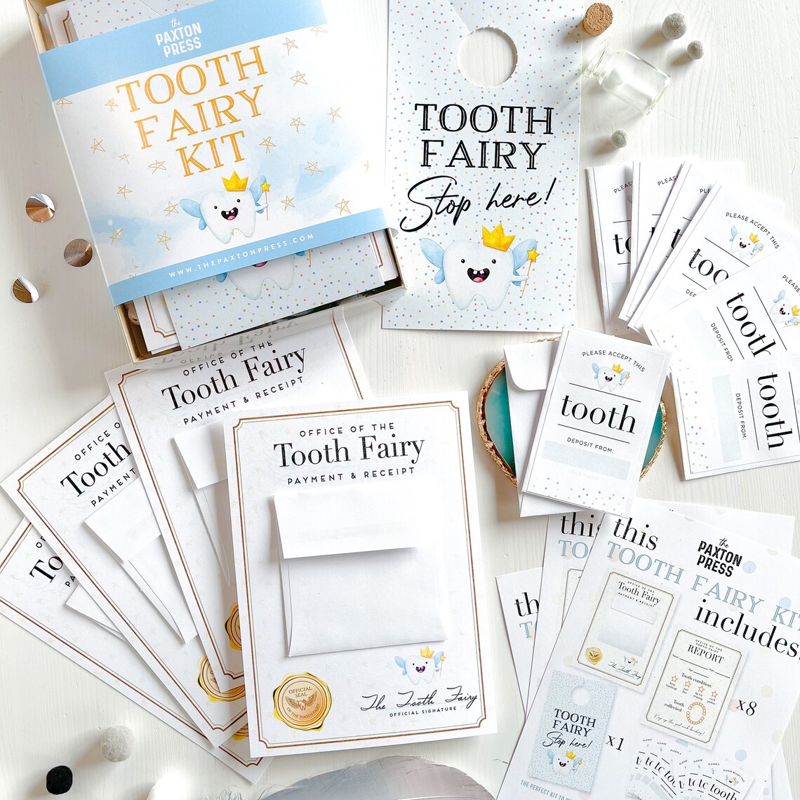 Tooth Fairy Kit Lost Tooth Kit A Letter From the Tooth - Etsy