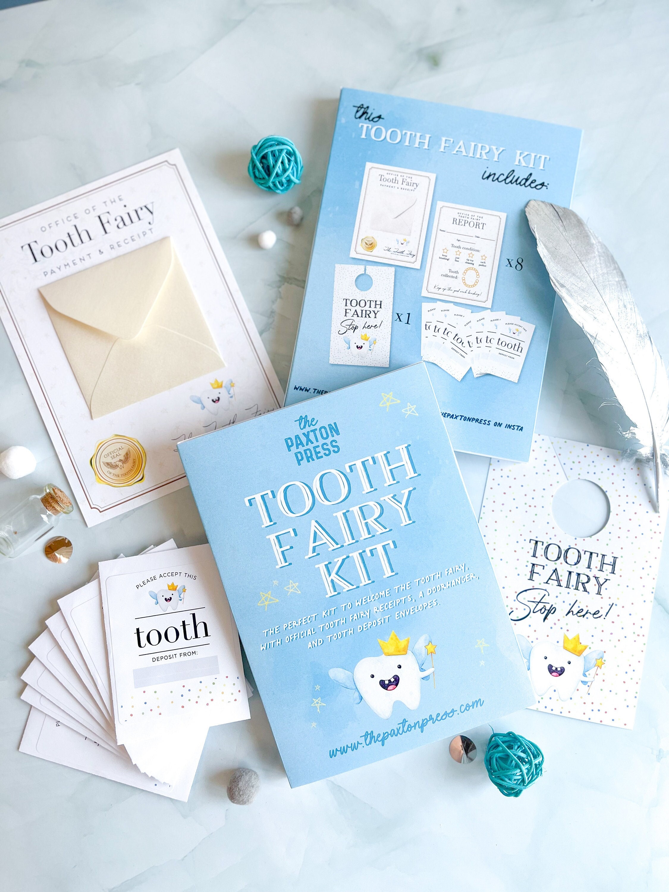 Tooth Fairy Kit Lost Tooth Kit A Letter From the Tooth - Etsy