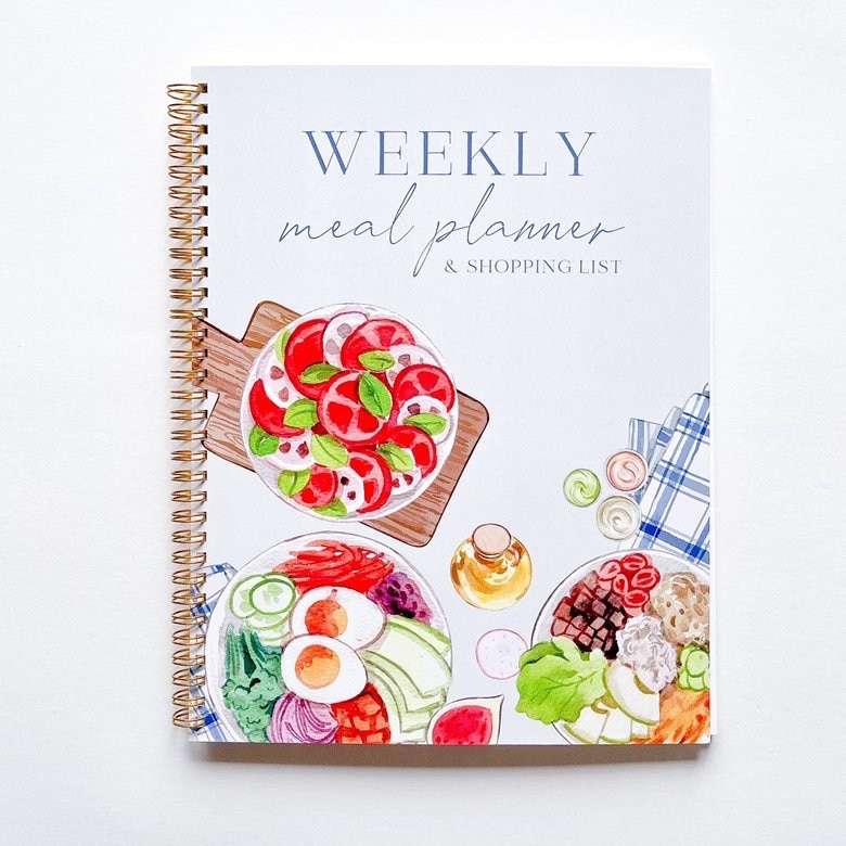 Weekly Meal Planning Notebook With Tear-able Shopping List - Etsy