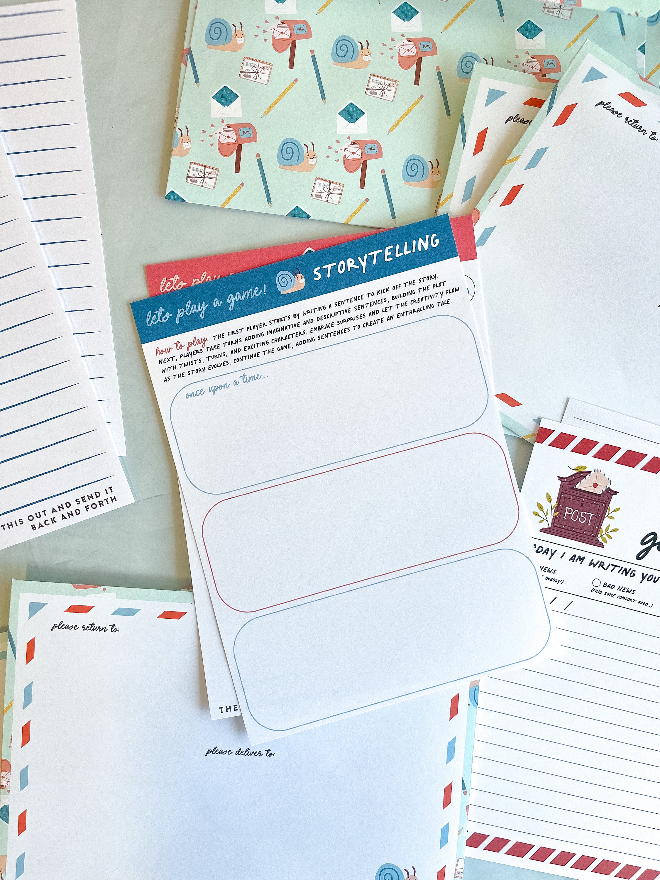 Snail Mail Letter Writing Kit - Etsy