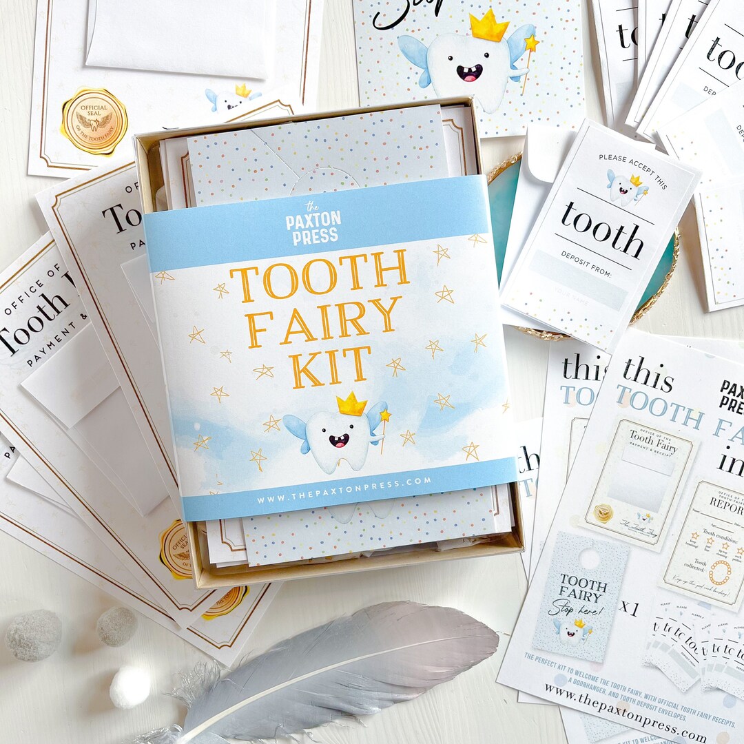 Tooth Fairy Kit Lost Tooth Kit A Letter From the Tooth - Etsy