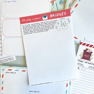 Snail Mail Letter Writing Kit - Etsy