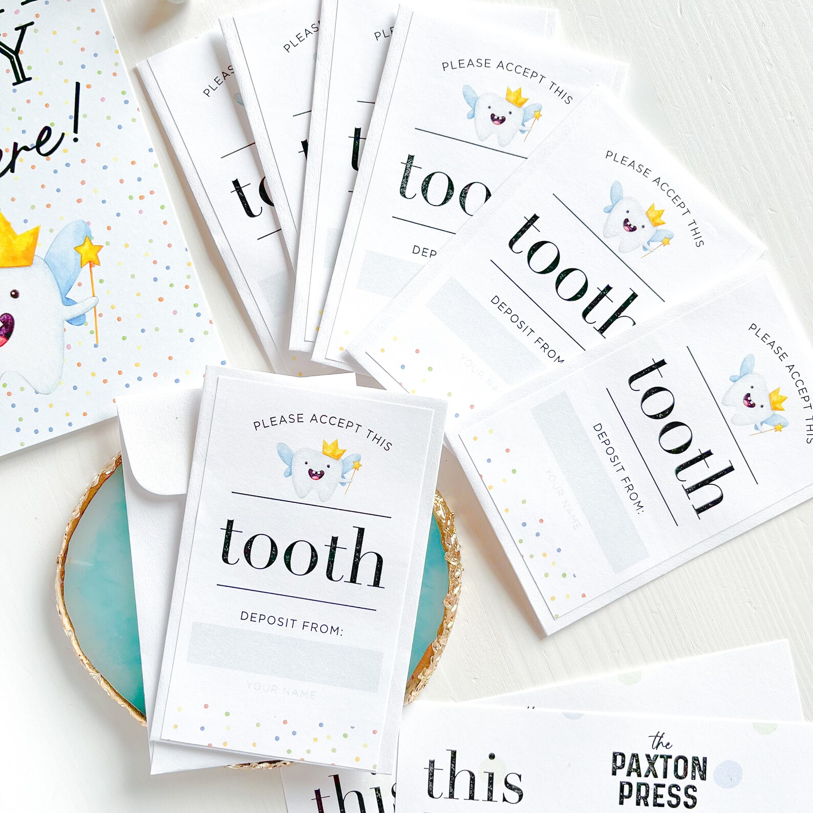 Tooth Fairy Kit Lost Tooth Kit A Letter From the Tooth - Etsy