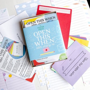 Open When Letter Writing Kit Snail Mail Envelopes and - Etsy