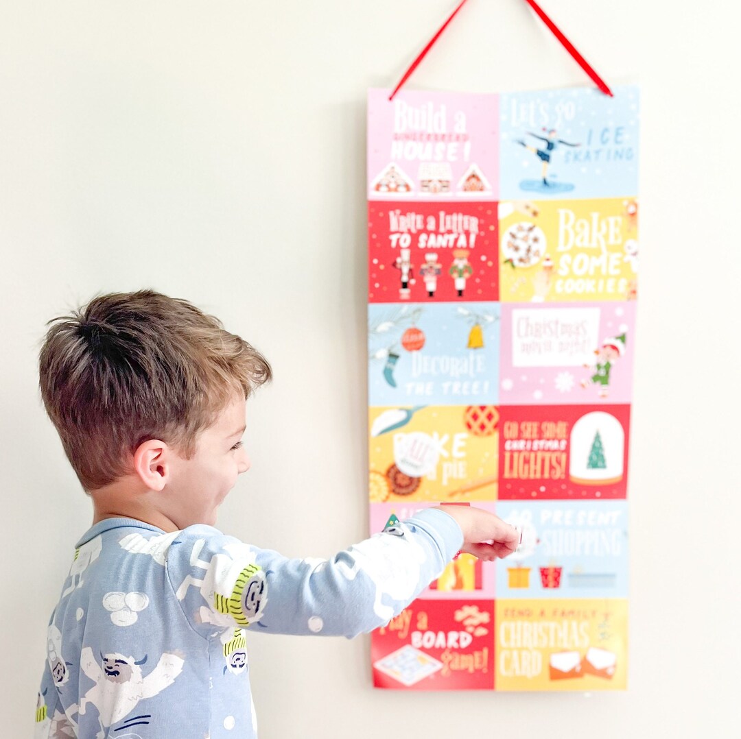 12 Days of Christmas Countdown Activity Chart - Advent Calendar - Etsy