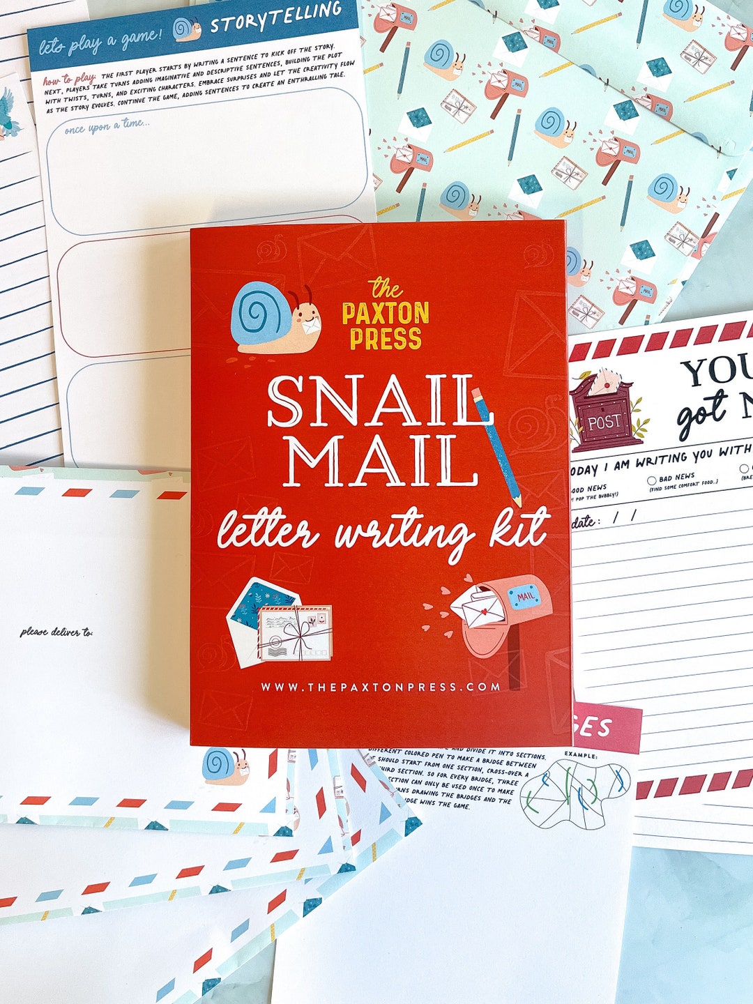 Snail Mail Letter Writing Kit - Etsy